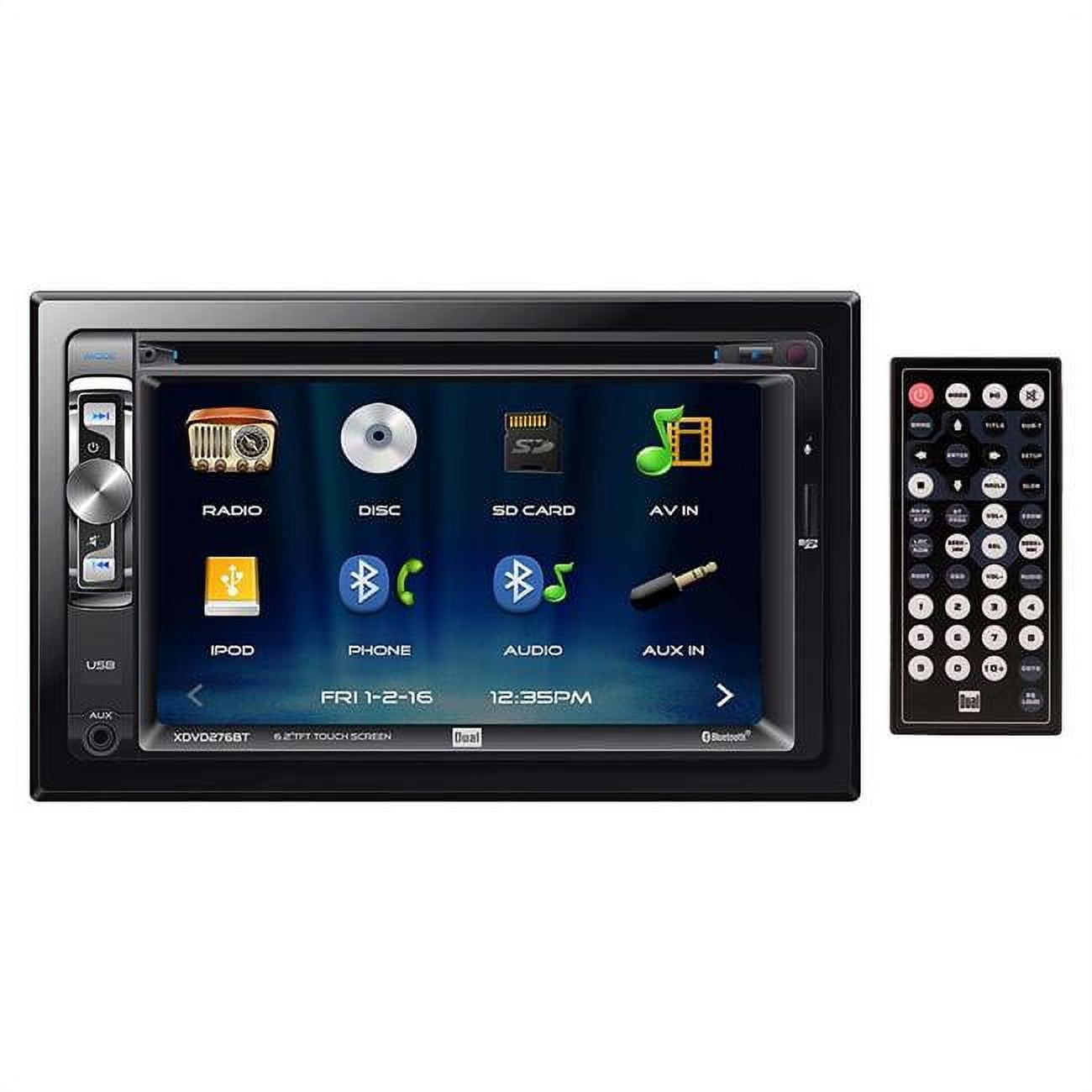 Dual 62 in Double Din Bluetooth LCD Multimedia Touch Screen Car Stereo ...