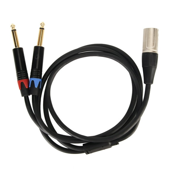 Dual 6.35mm To XLR Male Y,Splitter Cable, Pro Sound Adapter For Mixers ...