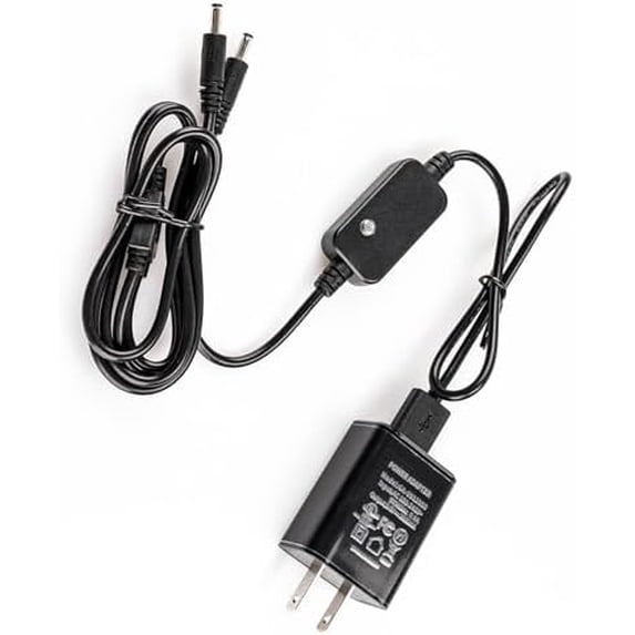 Dual 7.4V 2200mah Rechargeable Battery Charger USB-DC for Heated Gloves ...