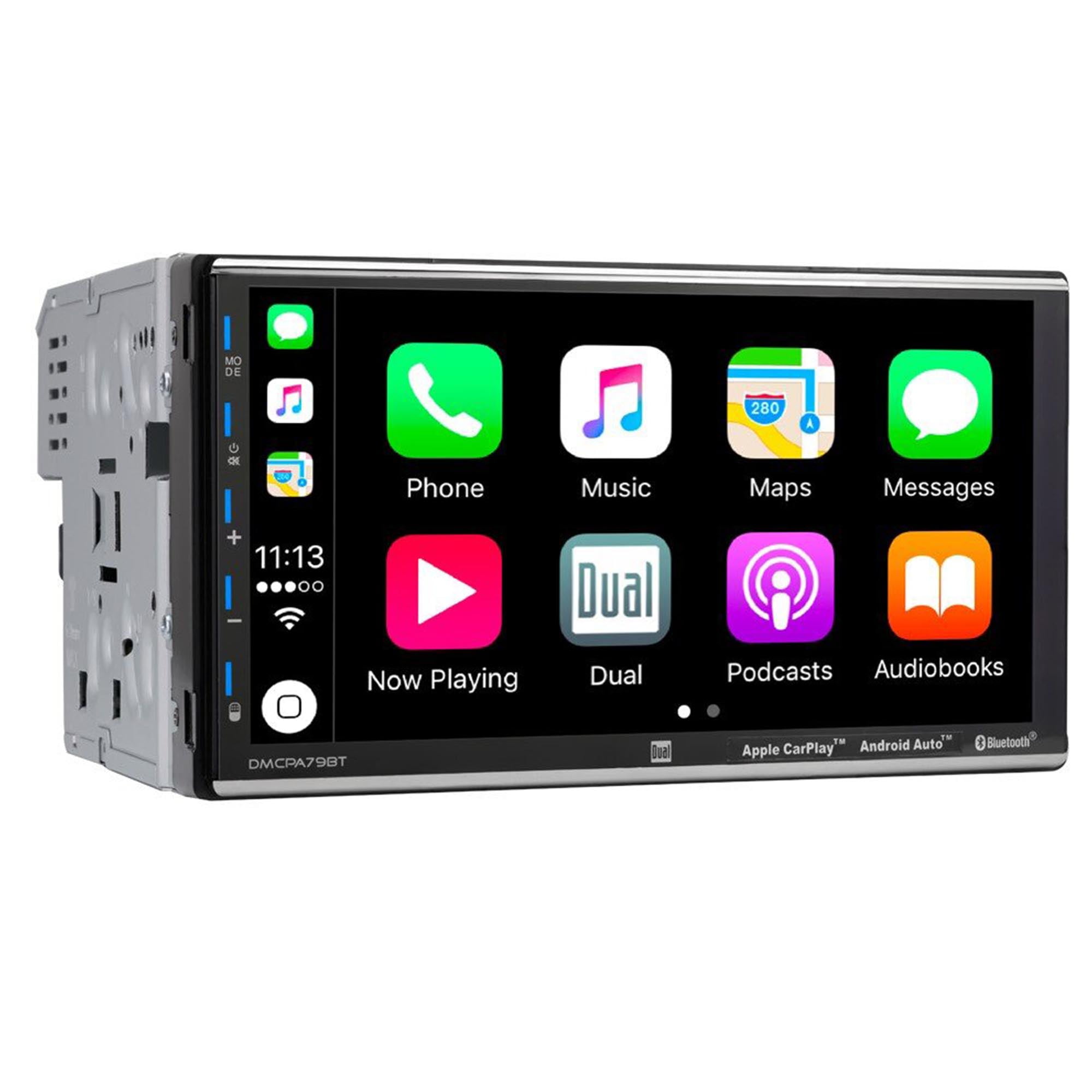 Dual Electronics 7" Double Din Mechless Digital Media Receiver with ...