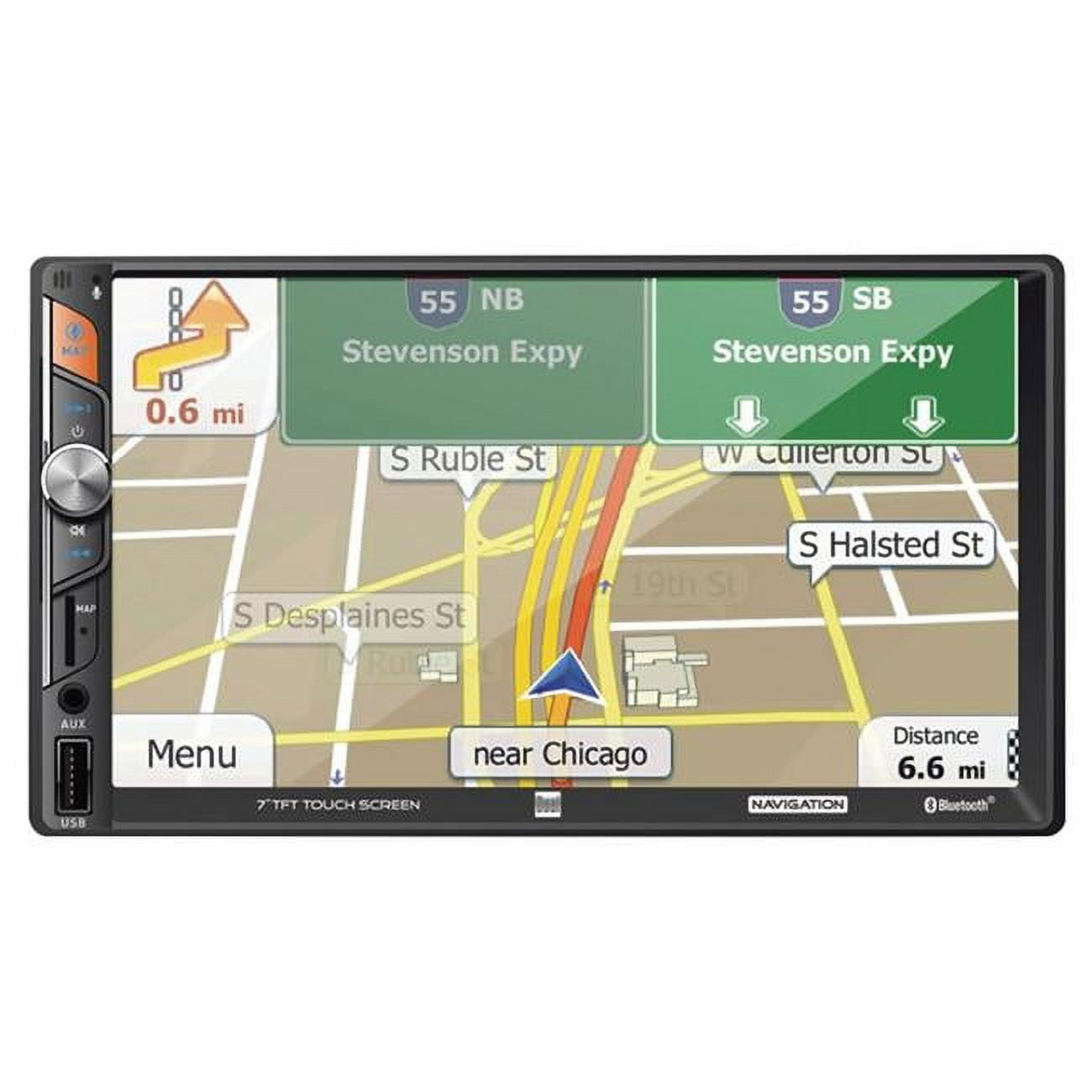 Dual 7 in. Double Din Mechless Digital Media Receiver with Built-in ...