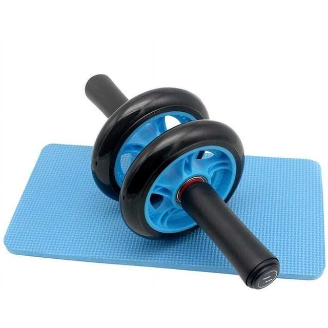 Dual AB Roller Wheel with Ball Bearings and Knee Pad - Walmart.com