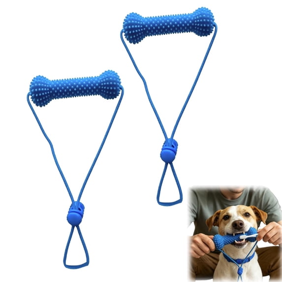 Dual-Action Canine Dental Prop, Dog Dental Chews Toy for Easier Teeth ...