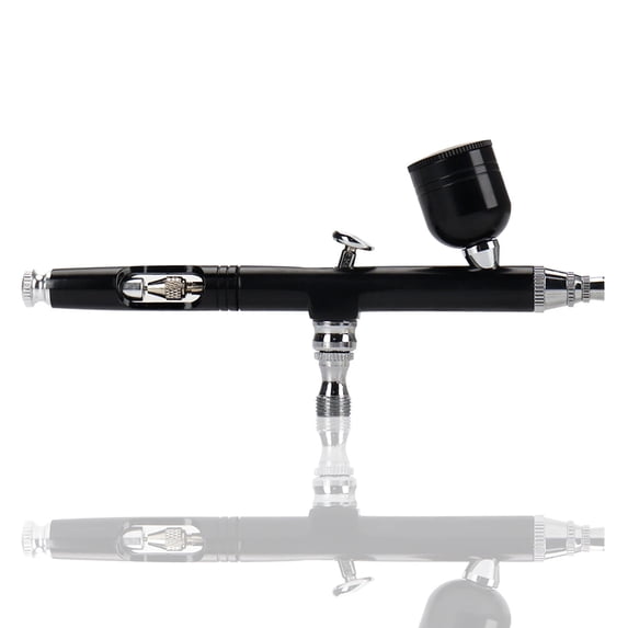 Dual Action Gravity Feed 0.3mm Gun Spray Airbrush for Fine Art, Cake ...