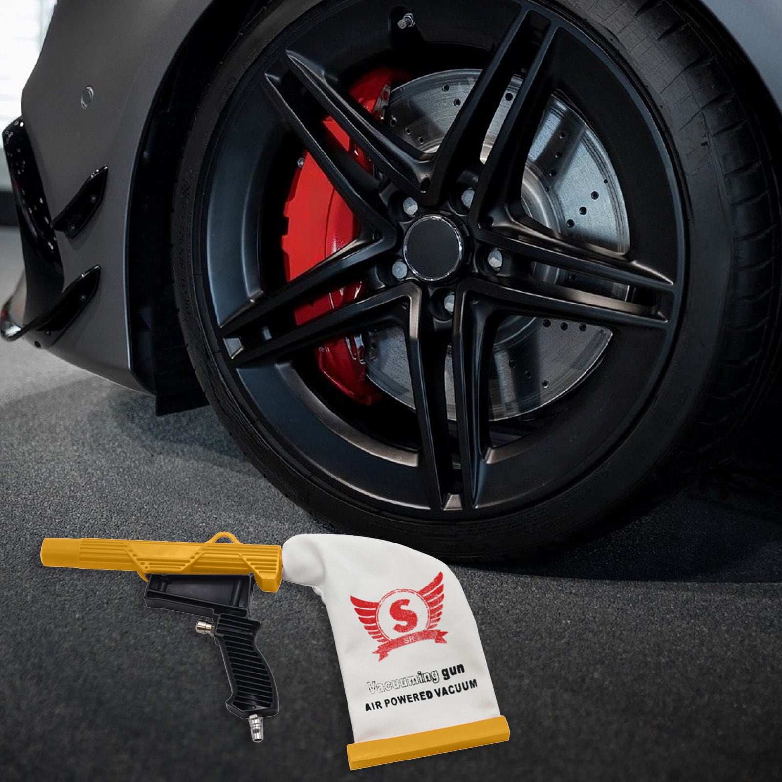 Dual Action Pneumatic Vacuum and Air Blow Gun , Up to 150 PSI Multi ...