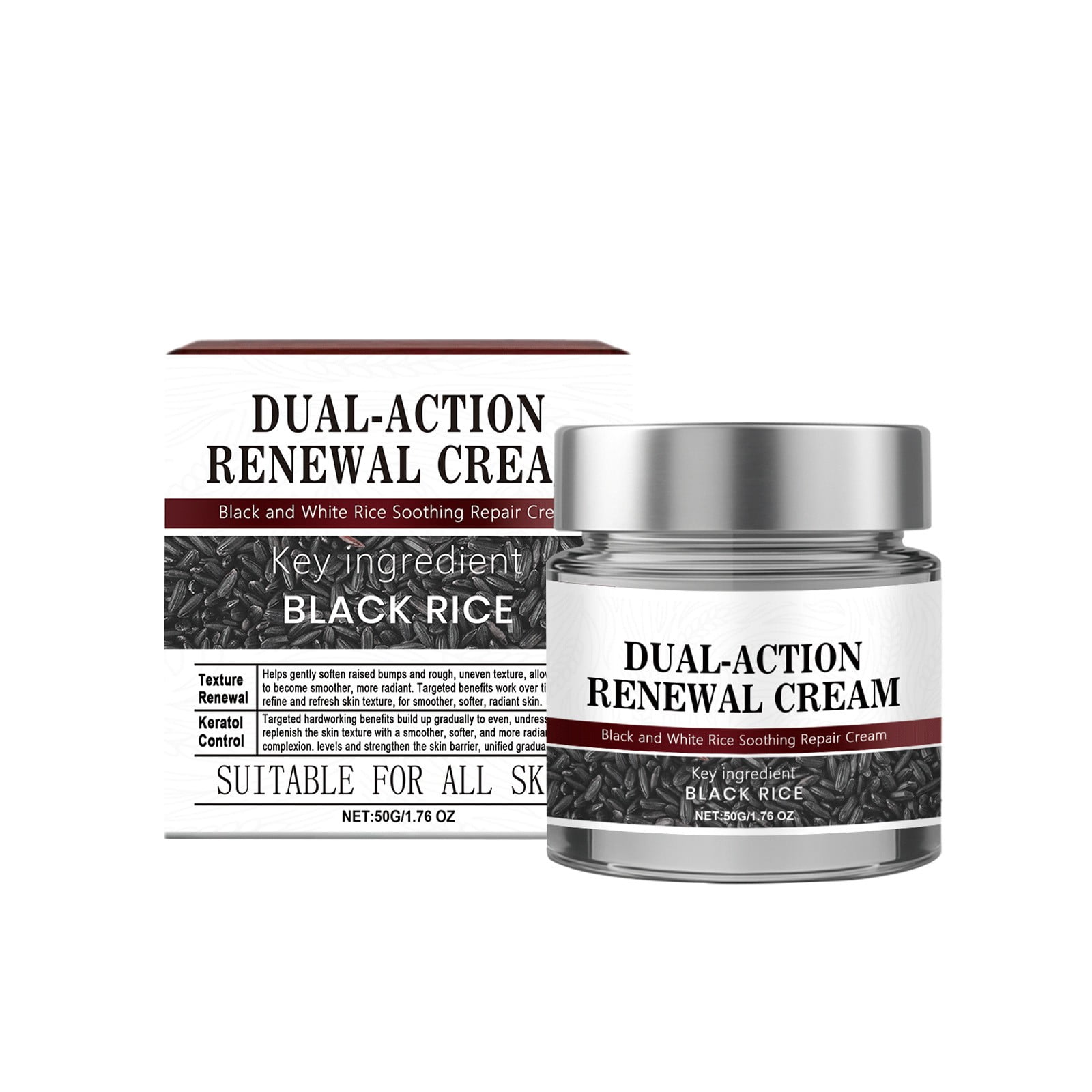 Dual-Action Renewal Cream Black Rice Cream Black Rice Extract Cream ...