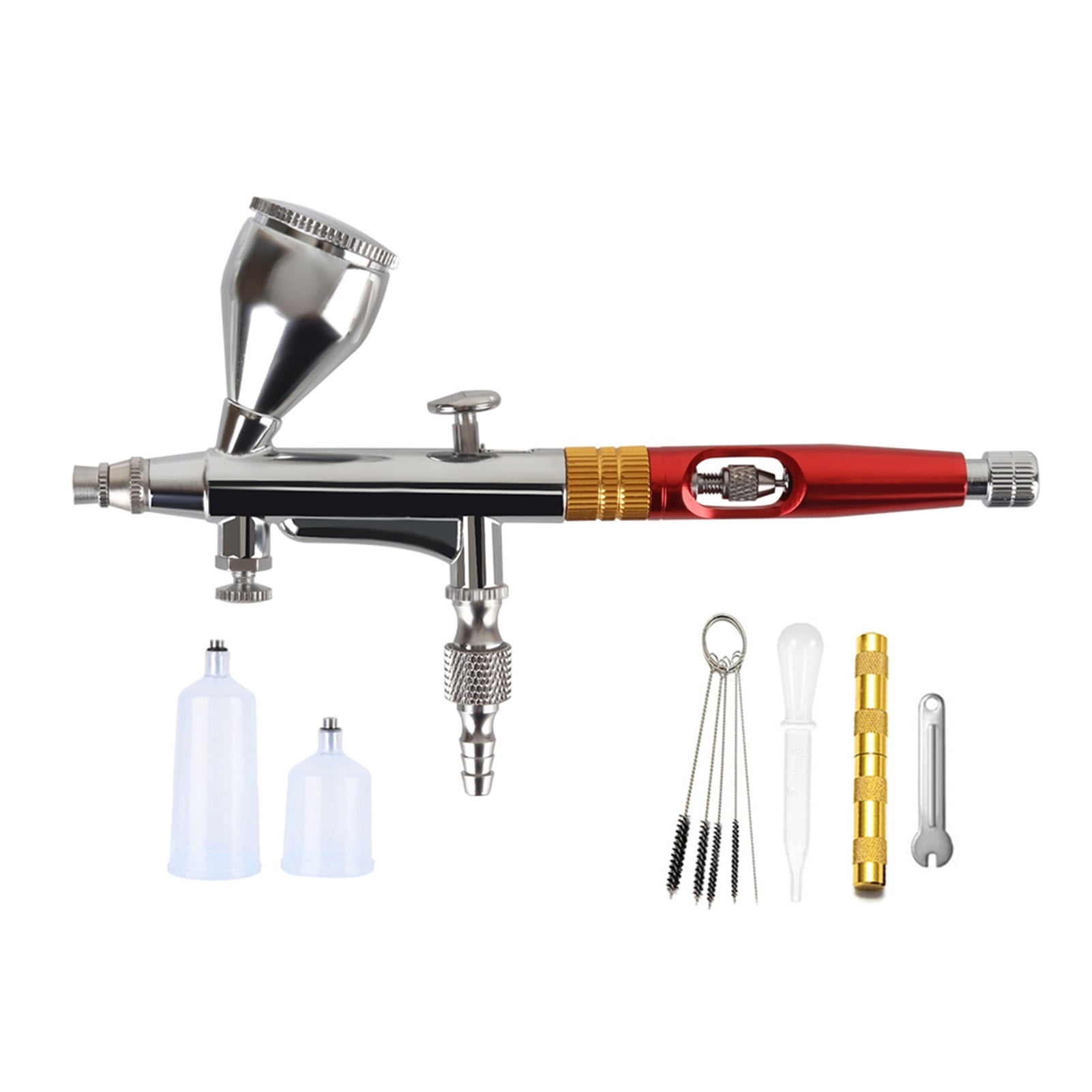 Dual Action Spray Airbrush Gun Makeup Beauty Care Skin Nail Art Cake ...