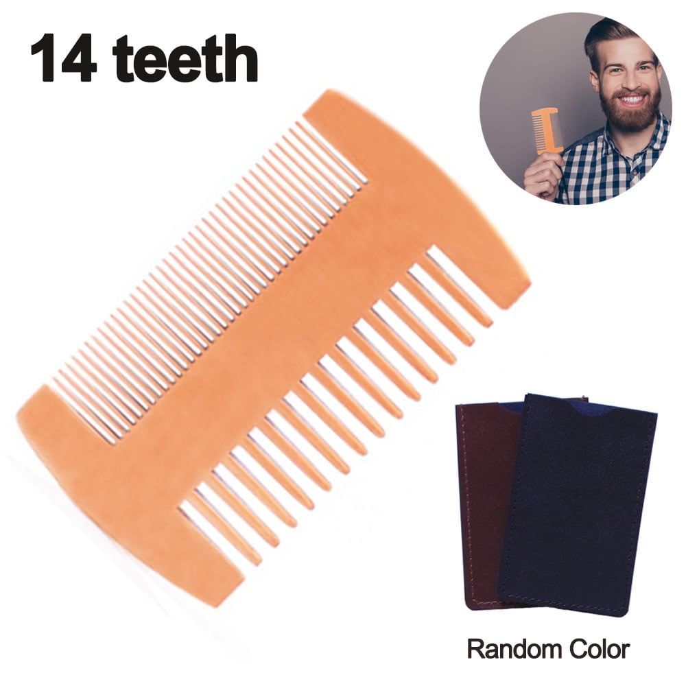 Dual-Action Toothbrush for Perfectly Trimmed Beards Compact Wooden ...