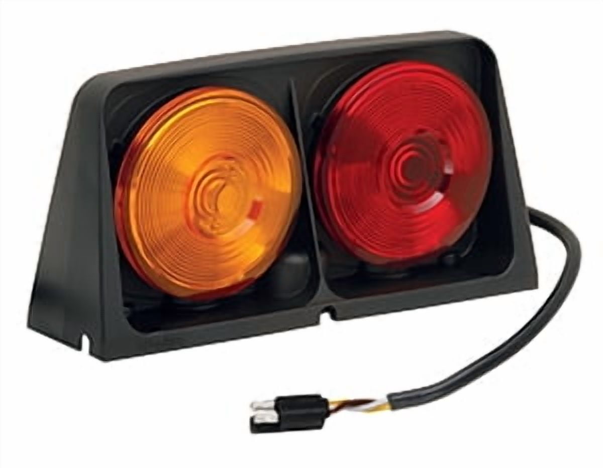 Dual Ag Light w/Amber/Red/Blank, Includes Left Hand Molded Tri-Plug ...