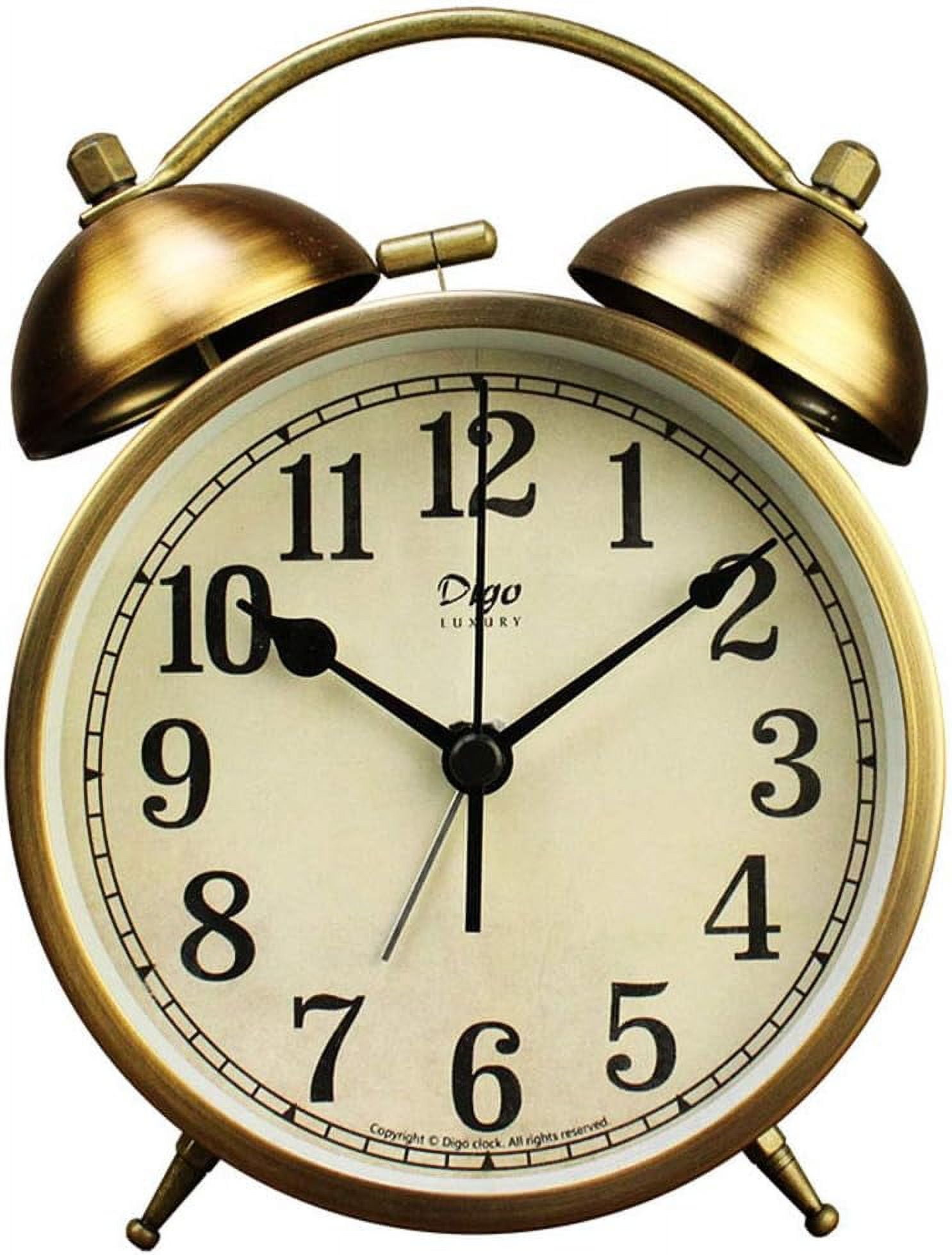 Dual Alarm Clock，4-Inch Twin Bell Alarm Clock, Table Desk Alarm Clock ...