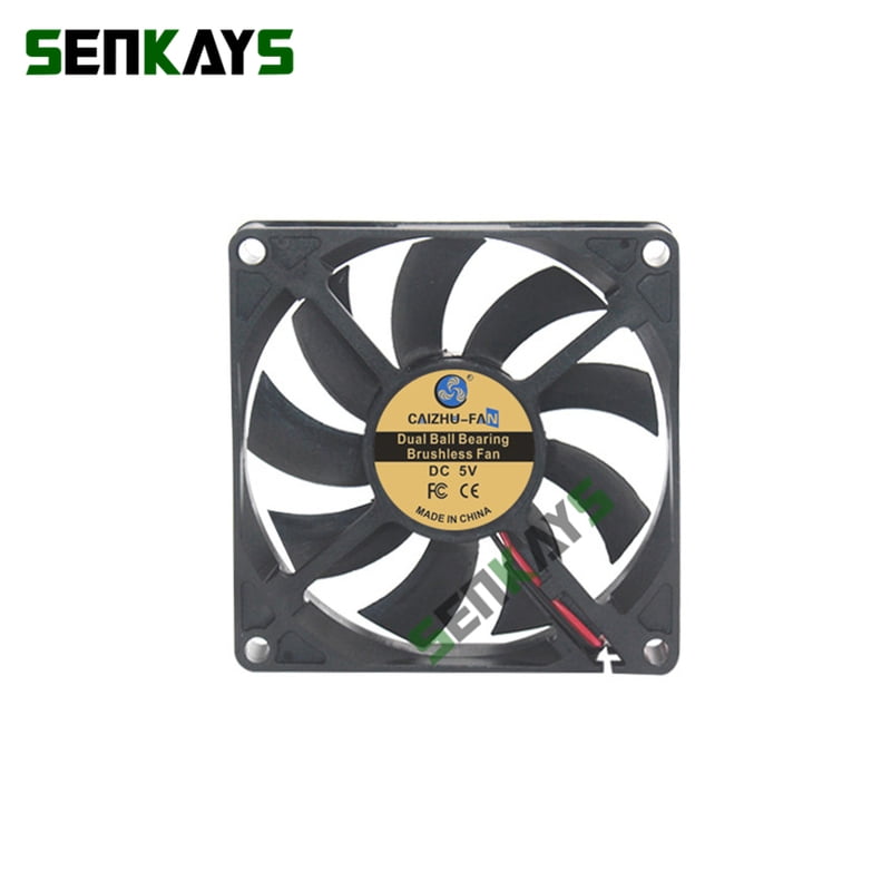 Dual Ball Bearing 8015 80MM 80*80*15MM DC 5V 12V 24V Cooling Fan Comptuter CPU Cooling Fan ...