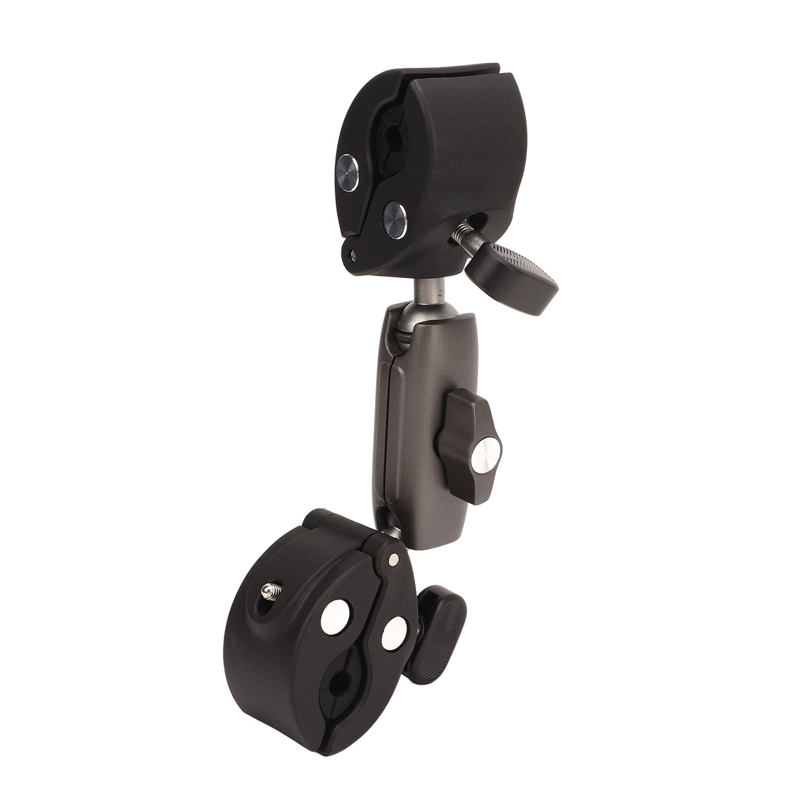 Dual Ball Clamp Mount 360 Degree Rotation T Knob Locking Crab Pliers ...