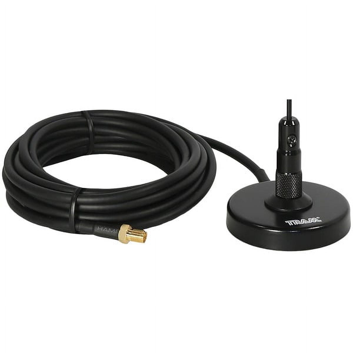Dual Band Antenna 2.5" Magnet Kit UHF VHF FSMA for Mobile Radio Ham ...