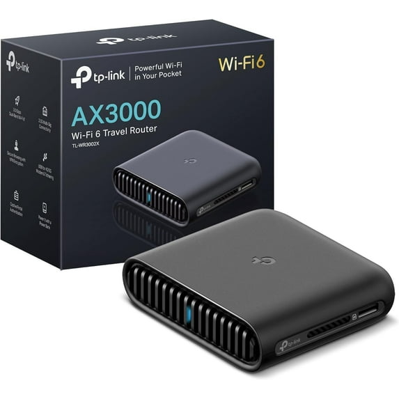 Dual-Band Wi-Fi 6 AX3000 Travel Router TL-WR3002X | Multi-Gig Portable ...