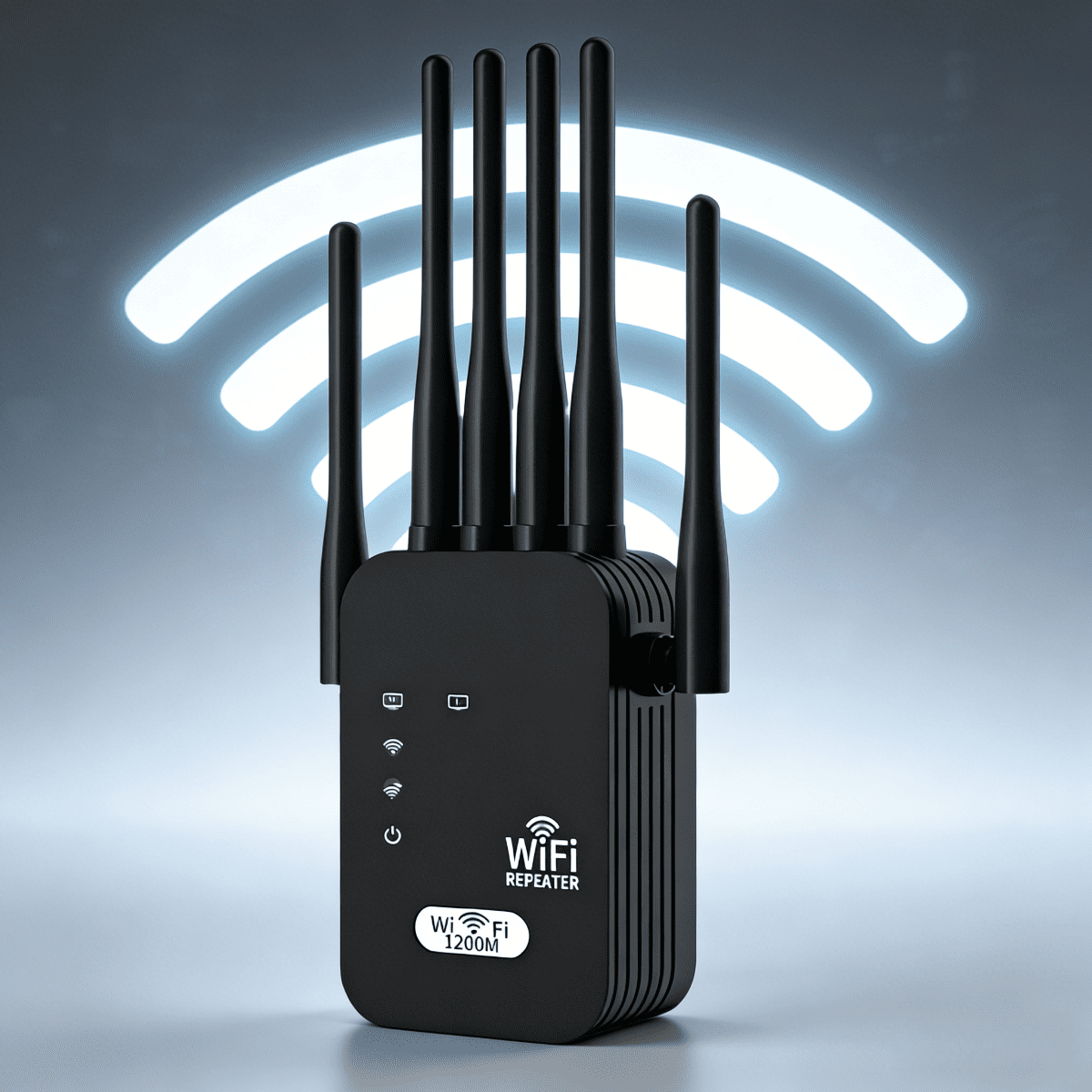 Dual Band WiFi Extender AC1200 with 6 Antennas – Long Range WiFi Signal ...