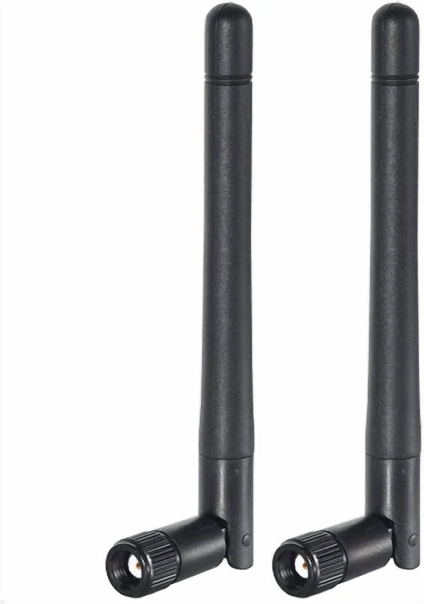 Dual Band Wifi 2.4Ghz 5Ghz 5.8Ghz 3Dbi Mimo Rp-Sma Male Antenna (2-Pack ...