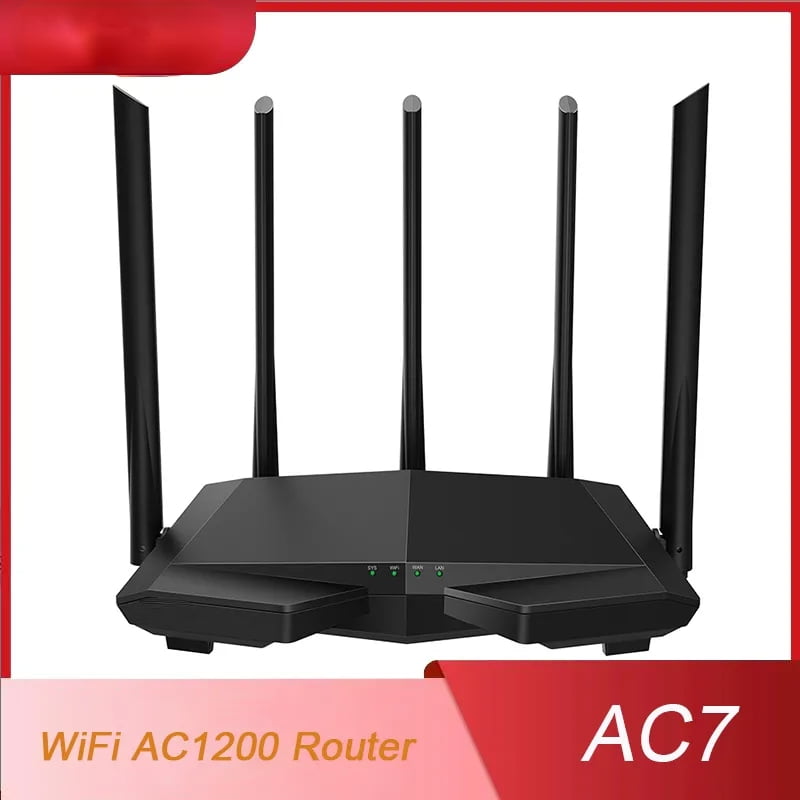 Dual Band Wireless AC1200 Router Wifi Range Repeater with 5*6dBi High ...