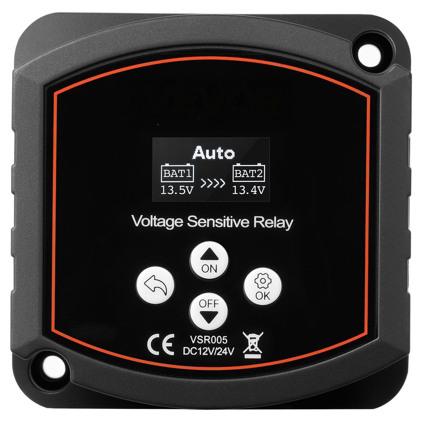 Dual Battery Isolator 12V 300A Manual Automatic VSR Voltage Sensitive ...