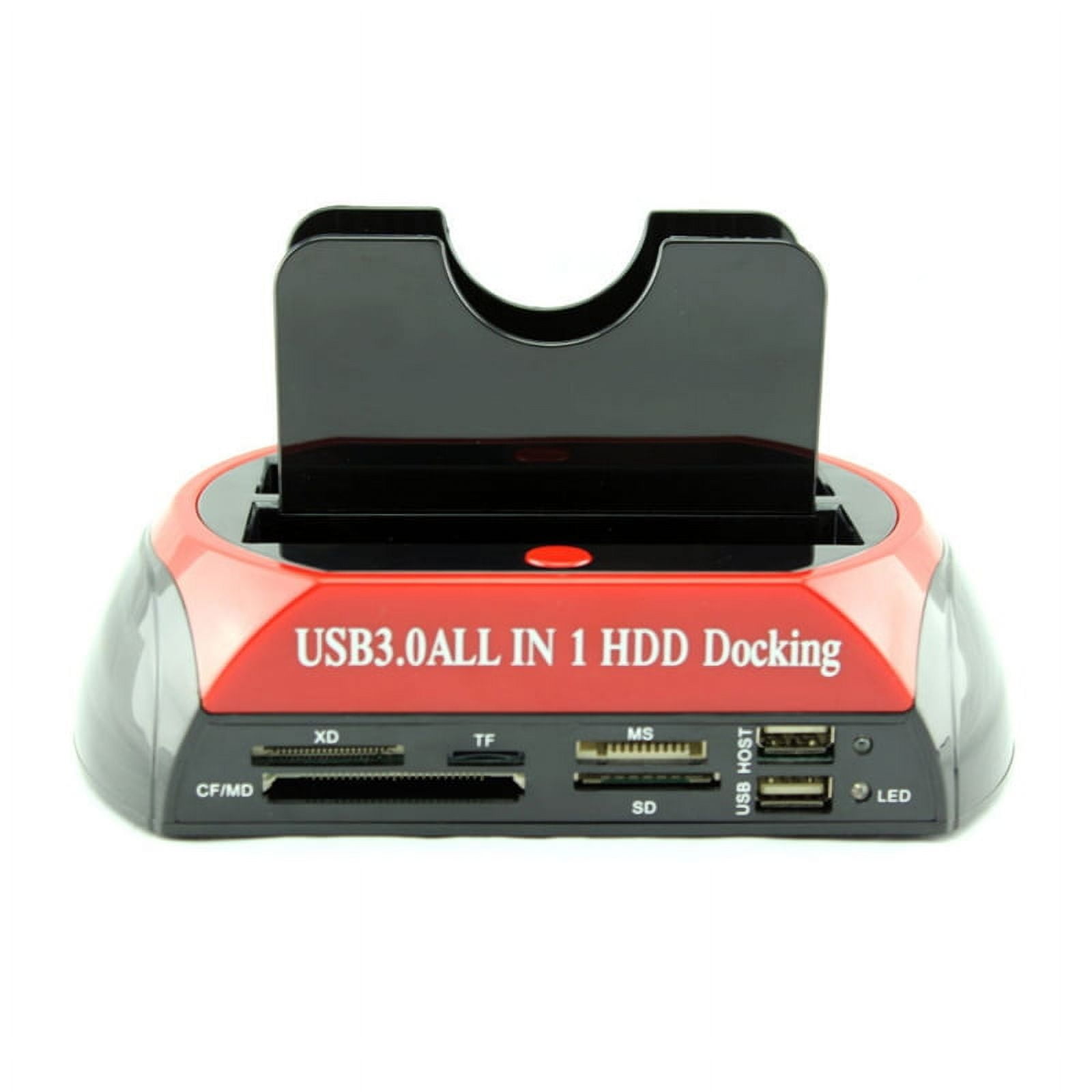 Dual Bay HDD Docking Station USB3.0 SATA IDE 2.5 & 3.5 Inch External ...