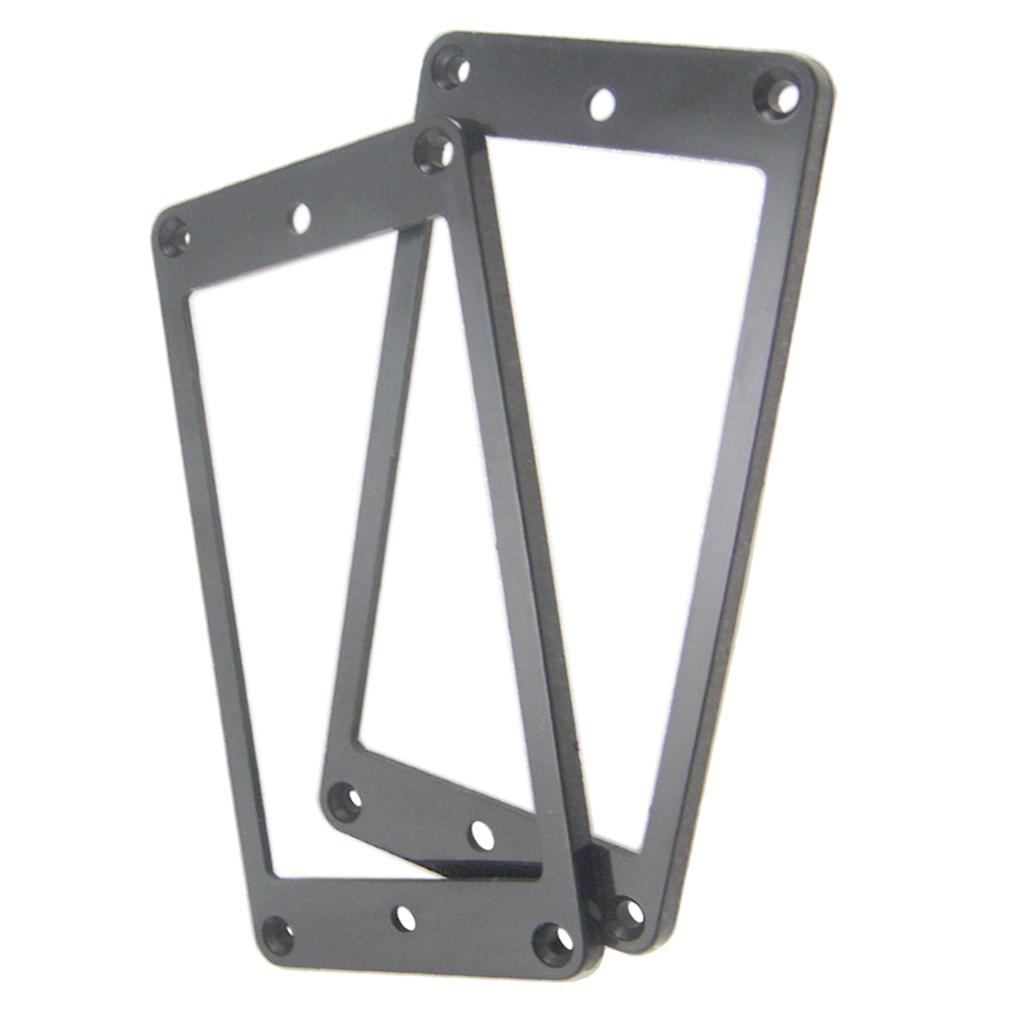 Dual Black Humbucker Pickup Mounting Frame Surround for Electric Guitar ...