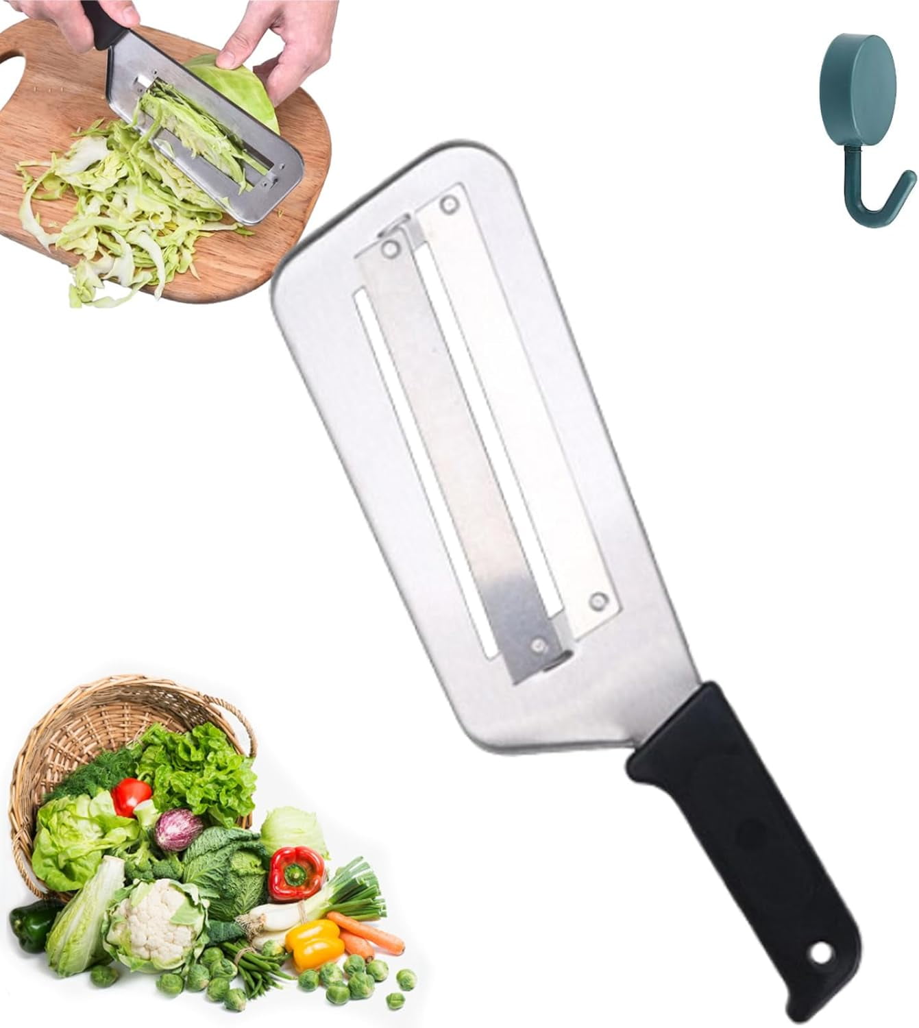 Dual Blade Julienne Cutter, Stainless Steel Dual Blade Julienne Cutter ...