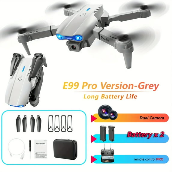 [Dual Camera E99 Drone] 2 Cameras E99 RC Drone - Dual Batteries ...
