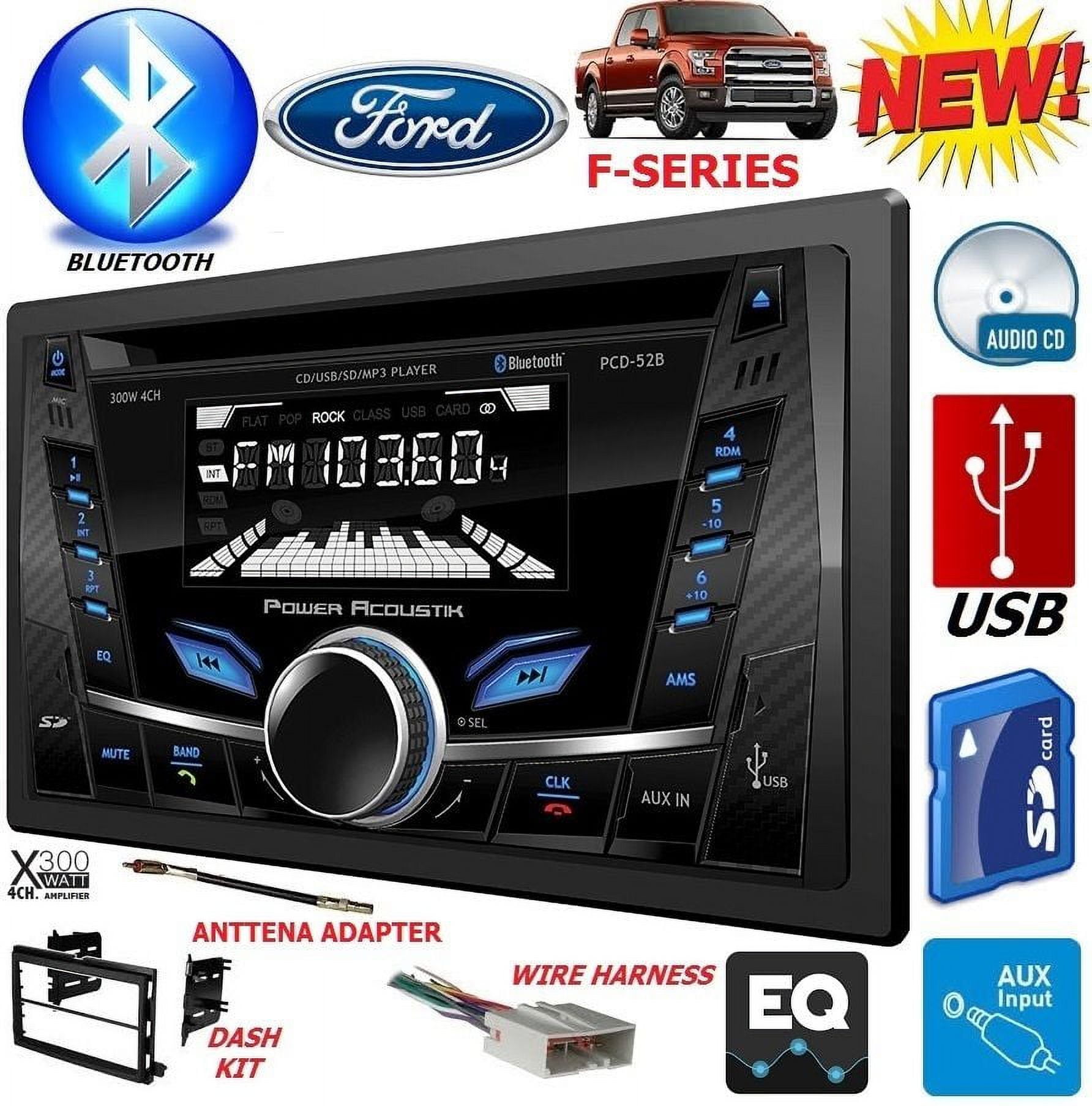 Ford 2004-2016 F150/250/350/450/550 Bluetooth USB AUX CD/MP3 AM/FM Car ...