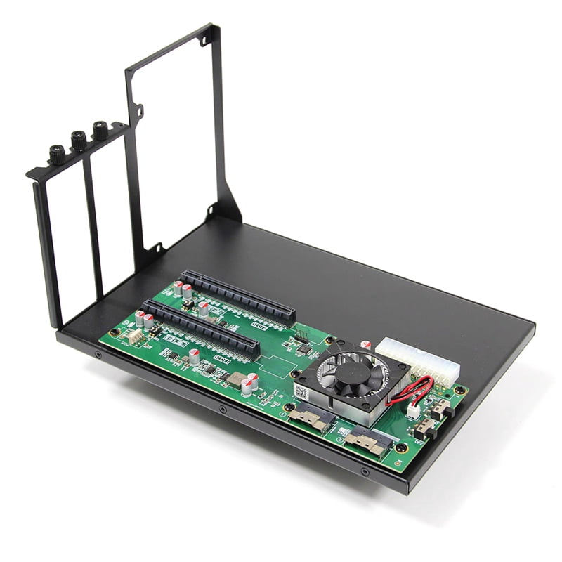 Dual Card Slot SlimSAS Card External Dock PCIe4.0x16Laptop to External ...