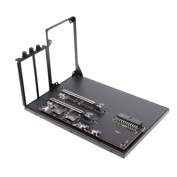 Dual Card Slot SlimSAS Card External GPU Dock PCIe4.0 Laptop to ...
