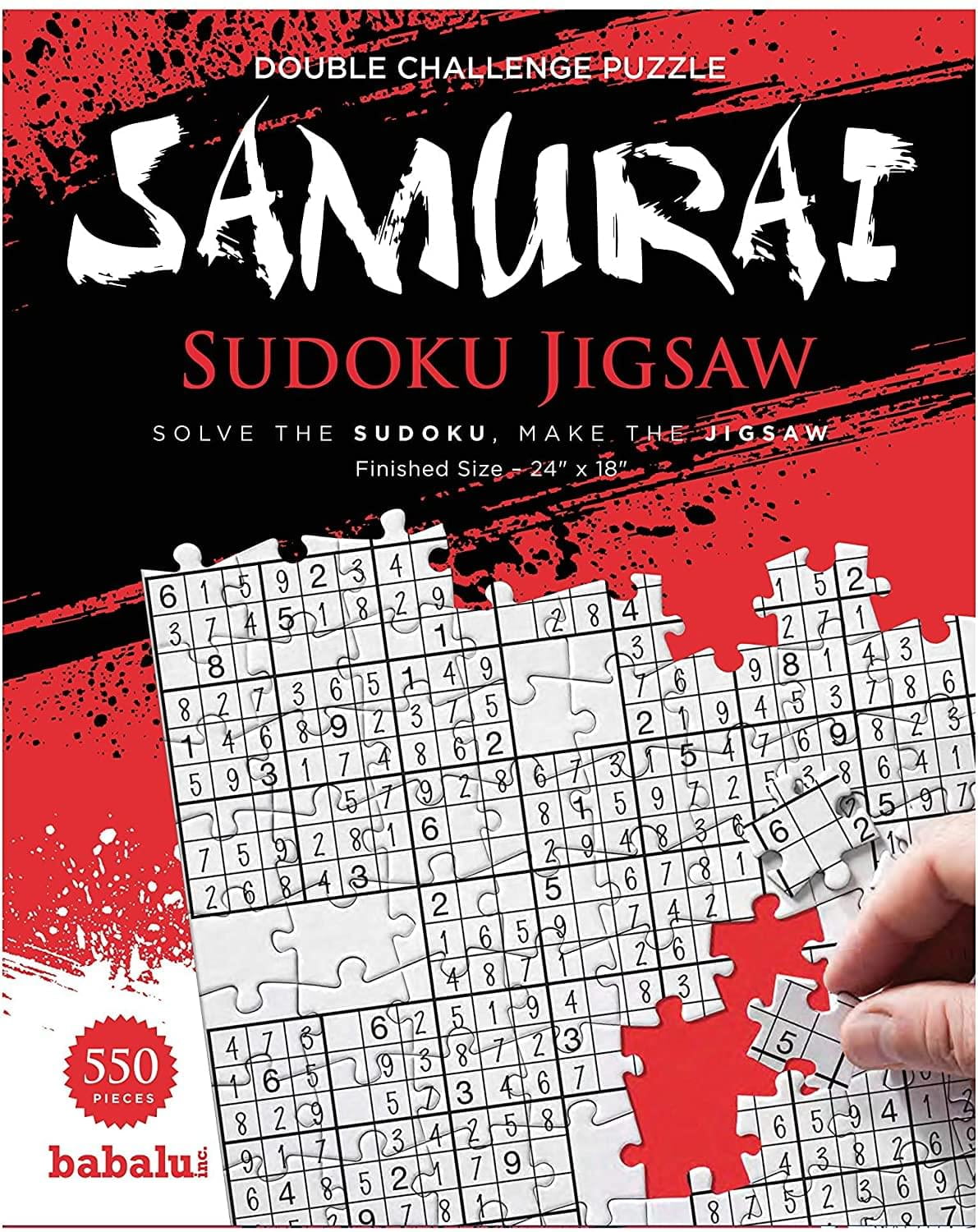 Samurai Sudoku 550 Piece Jigsaw Puzzle - Walmart.com