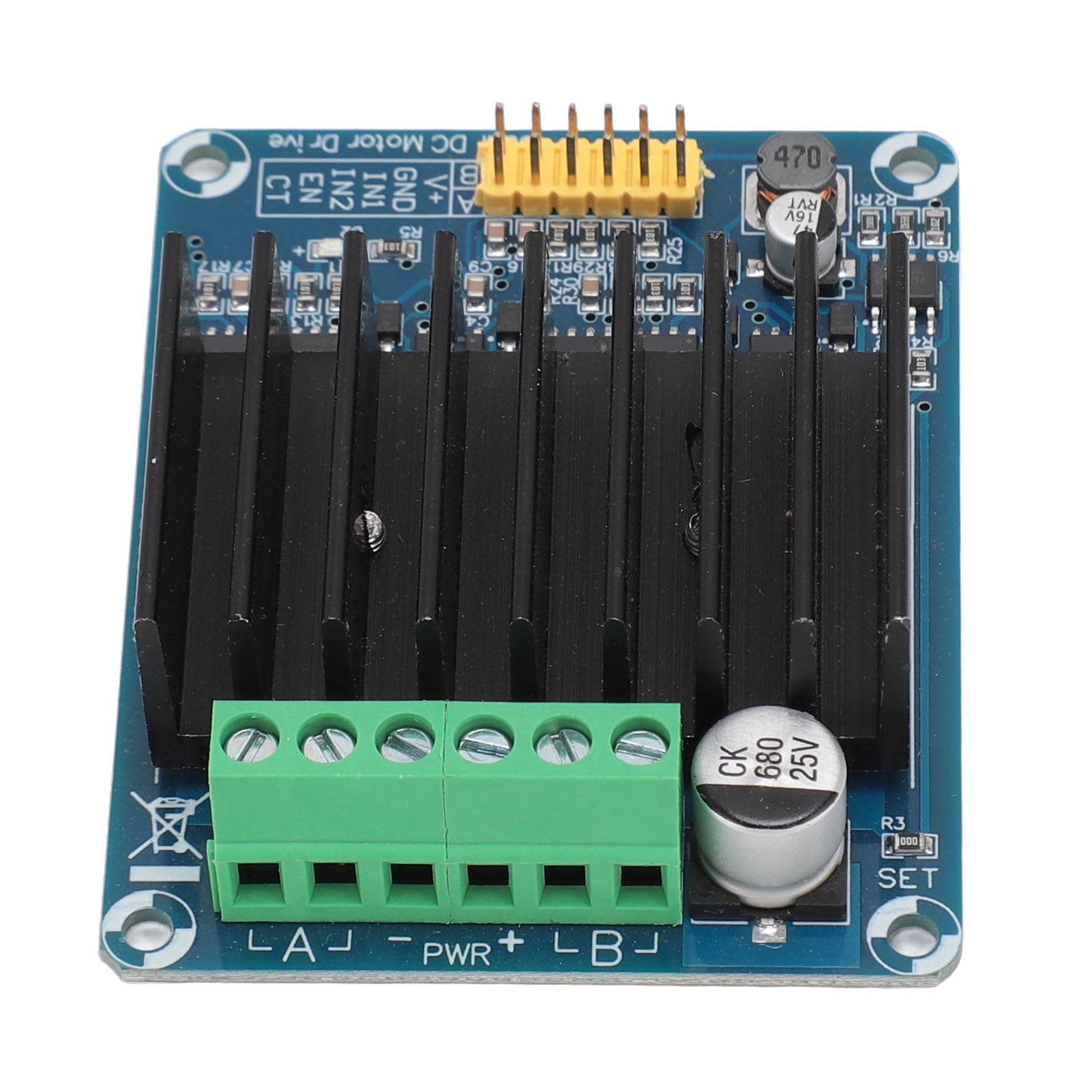 Dual Channel H Bridge Motor Driver Module, 0-30A PWM Speed Control ...