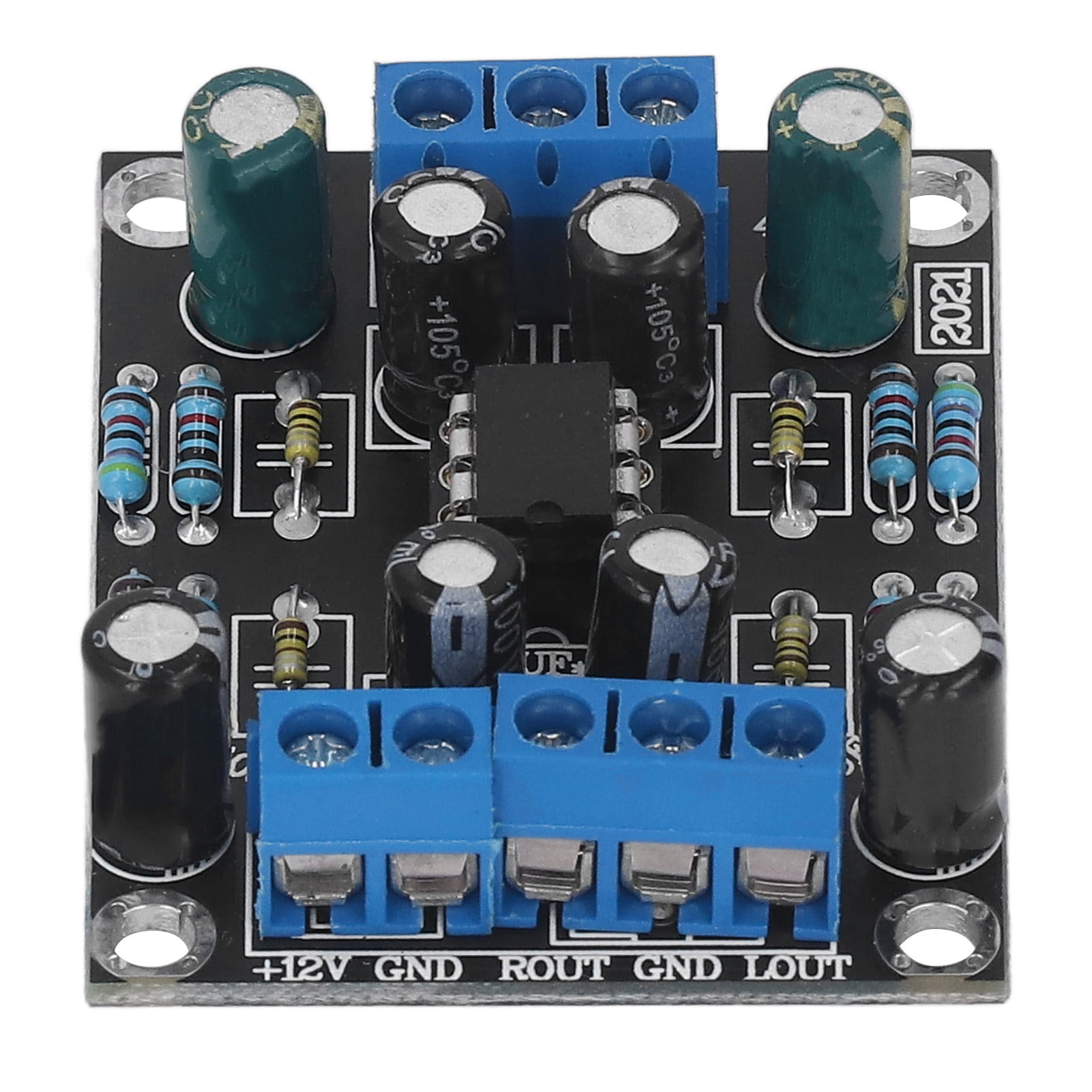 Abastado NE5532 Dual Channel Preamplifier Module Single Power ...