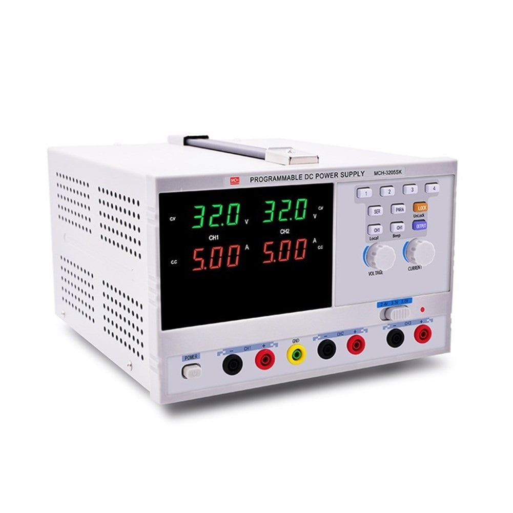 Dual Channel Programmable Power Supply Program-controlled Adjustable DC Regulated Power Supply ...