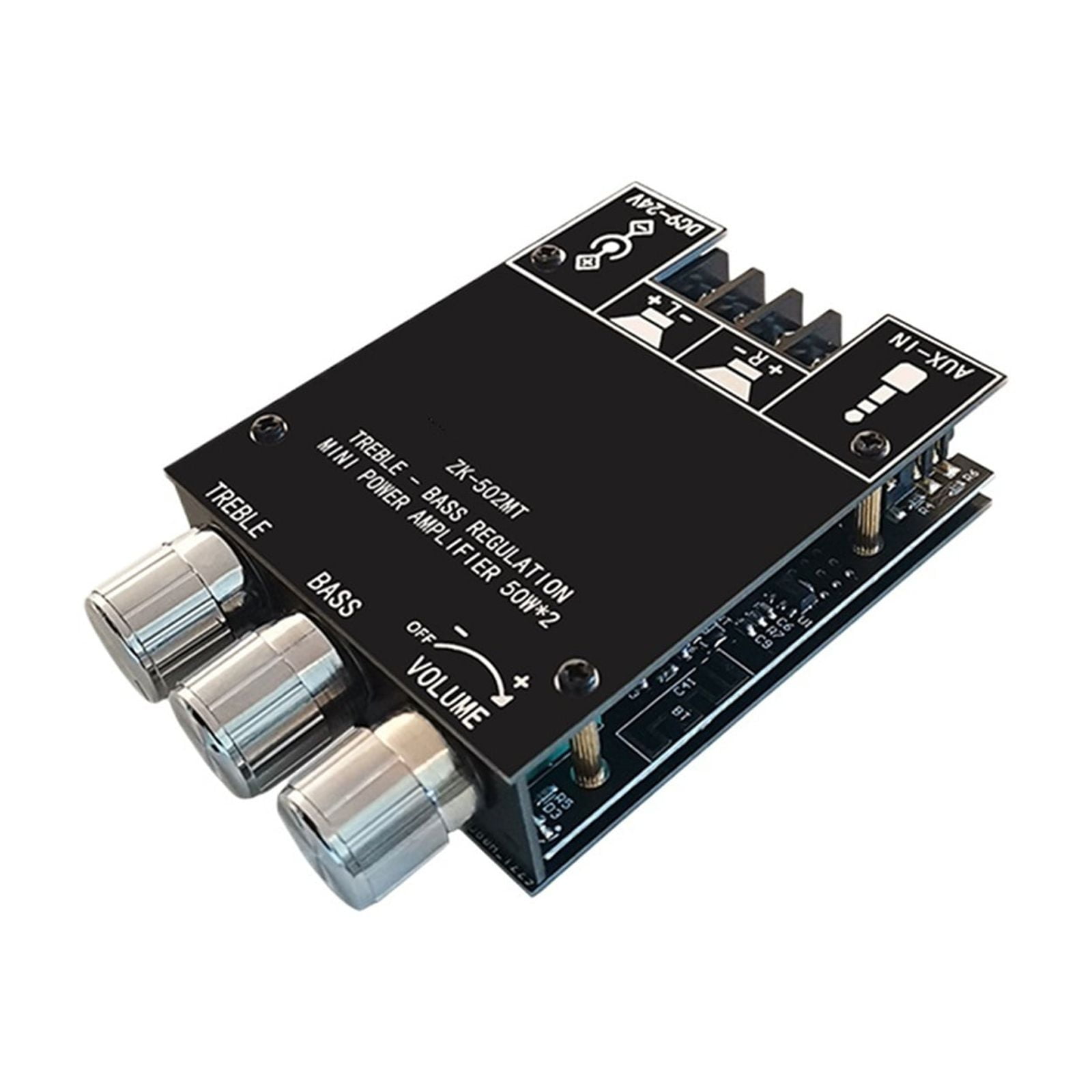 Dual Channel Subwoofer Amplifier Module 2x50W Bluetooth 5.0 Short ...