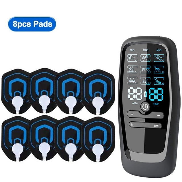 Dual Channel Unit for Pain Relief Rechargeable Electronic Pluse Muscle ...