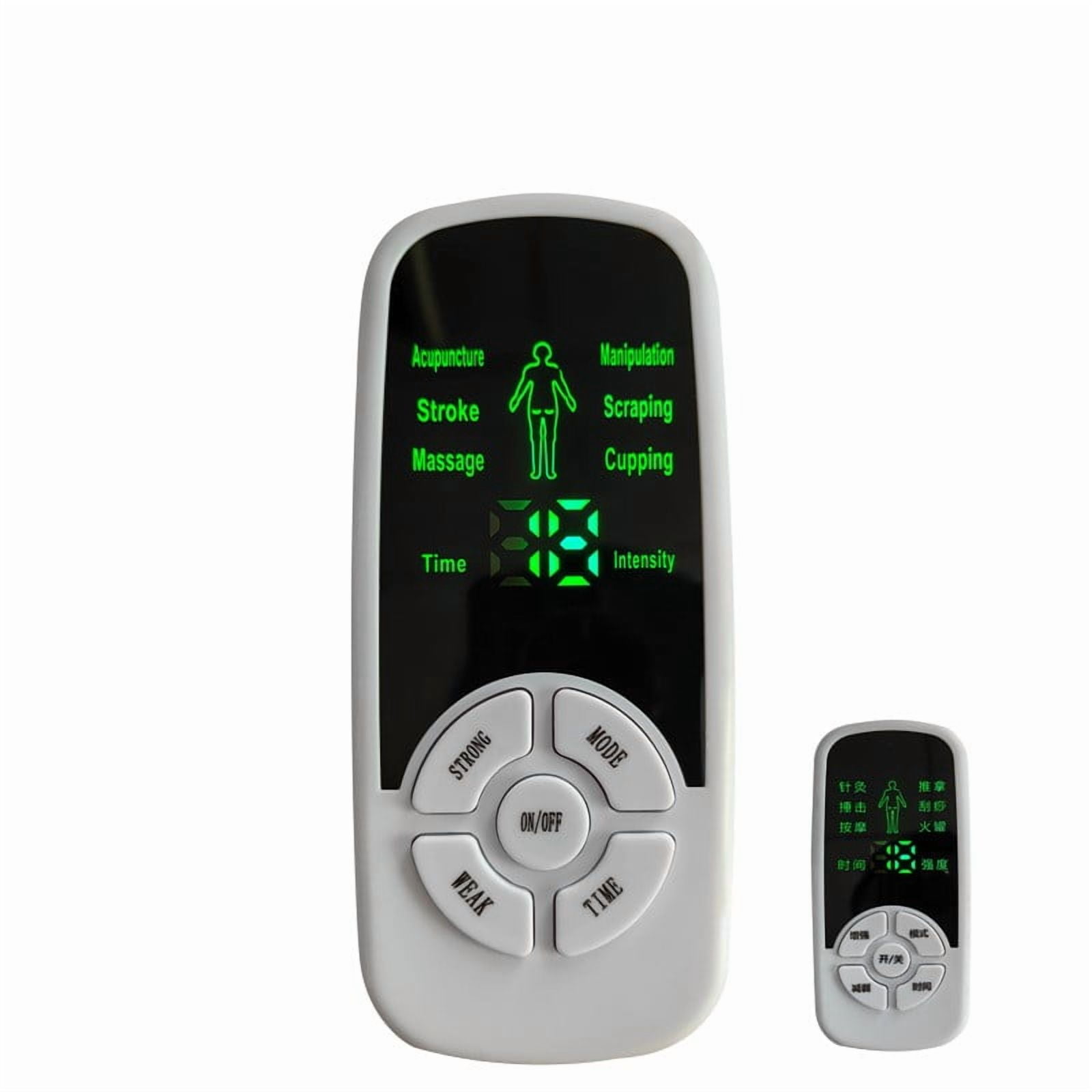 Dual Channel Unit for Pain Relief Rechargeable Electronic Pluse Muscle ...