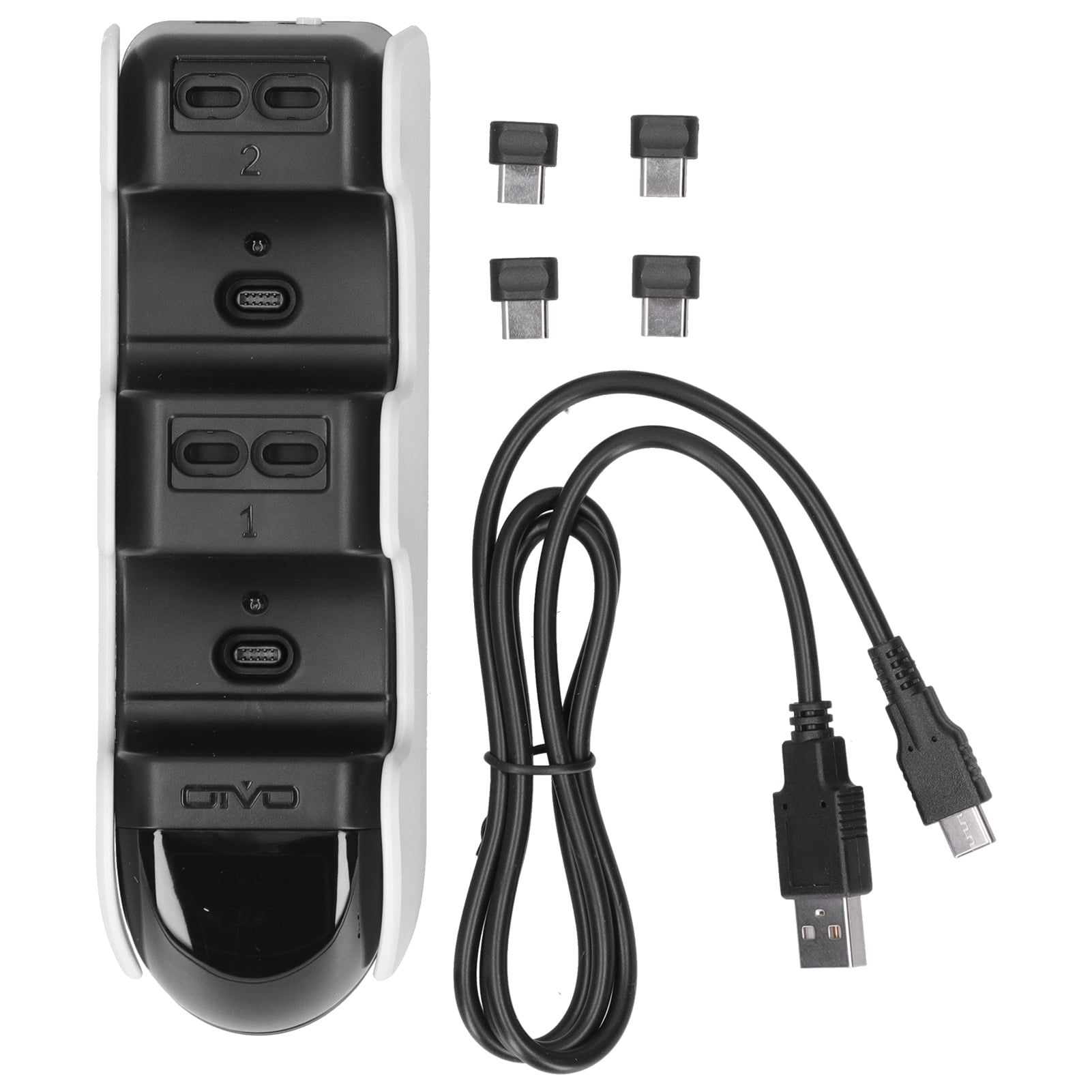 Dual Charging Station Type-C Controller Recharger with LED Indicator ...