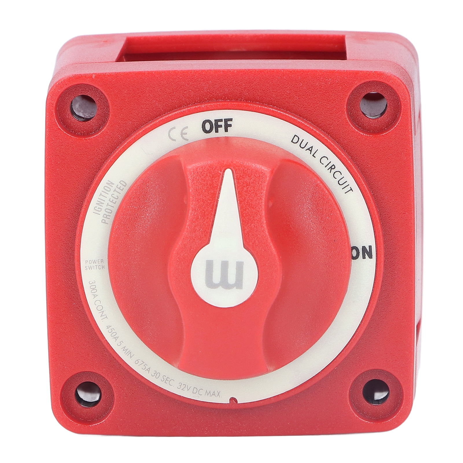 Dual Circuit 300A Waterproof Battery Switch with Ignition Protection ...