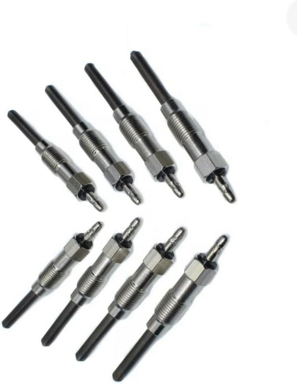 Dual Coil Glow Plugs, 8 pack, Compatible with Hummer Military 6.2L 6.5L ...