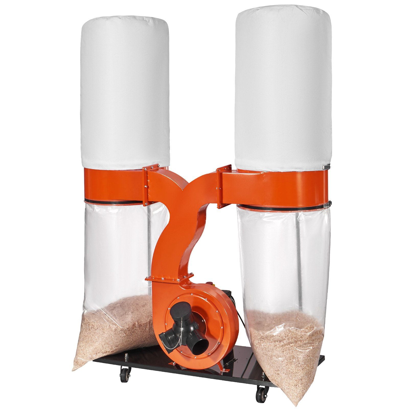 Dual Collector Wood Workshop Dust Container with 3HP Induction Motor ...