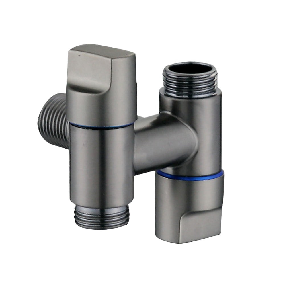 Dual Control Angle Valve One Inlet And Two Outlet Double Control Angle ...