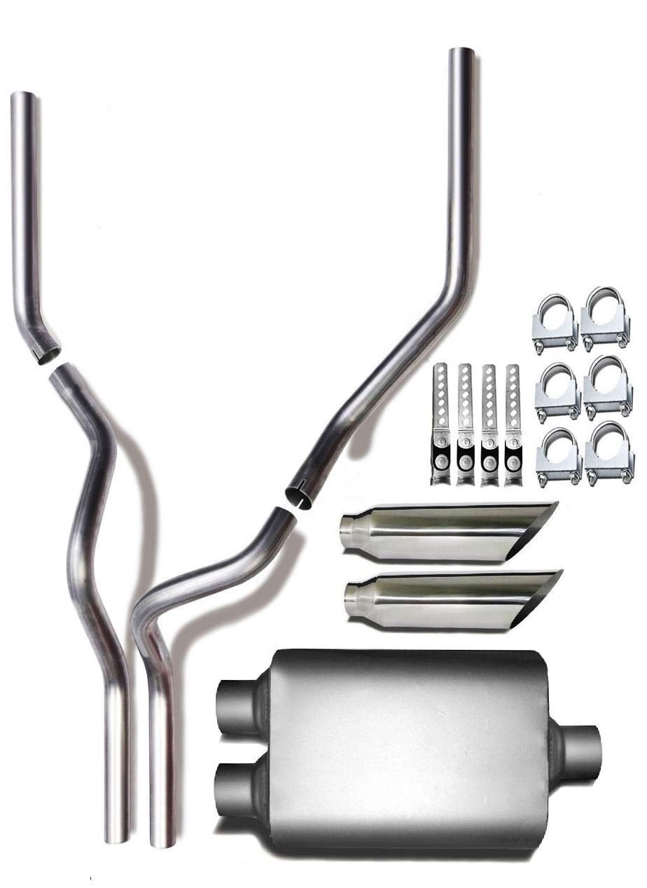 Dual Conversion Exhaust Kit Fits 1994 - 1997 Dodge Ram Pick Up Trucks ...