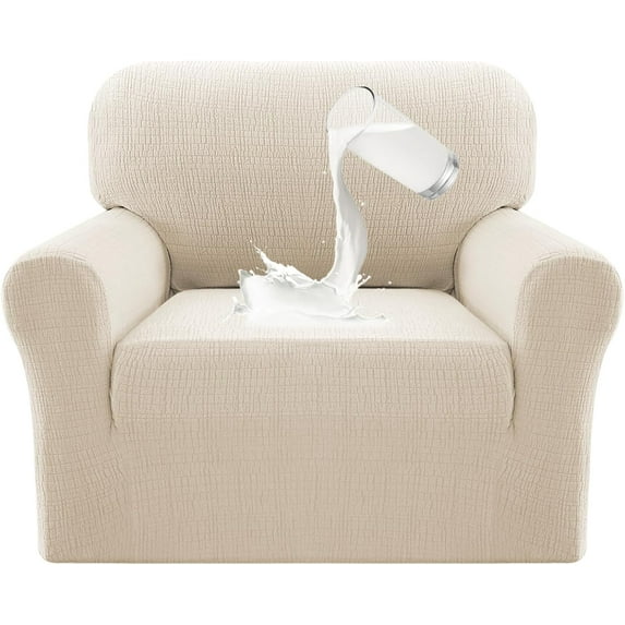 Dual Couch Cover Slipcovers for Couches and Sofas - Stretch Chair Cover ...