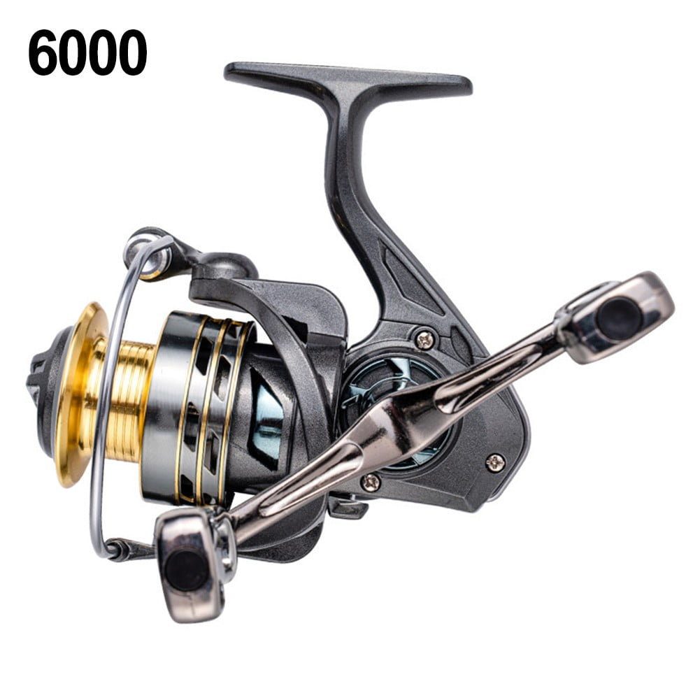 Dual Crank No Gap Fishing Reel Sea Rod Casting Rod Fishing Gear 6000 Fangkenuo - Walmart.com