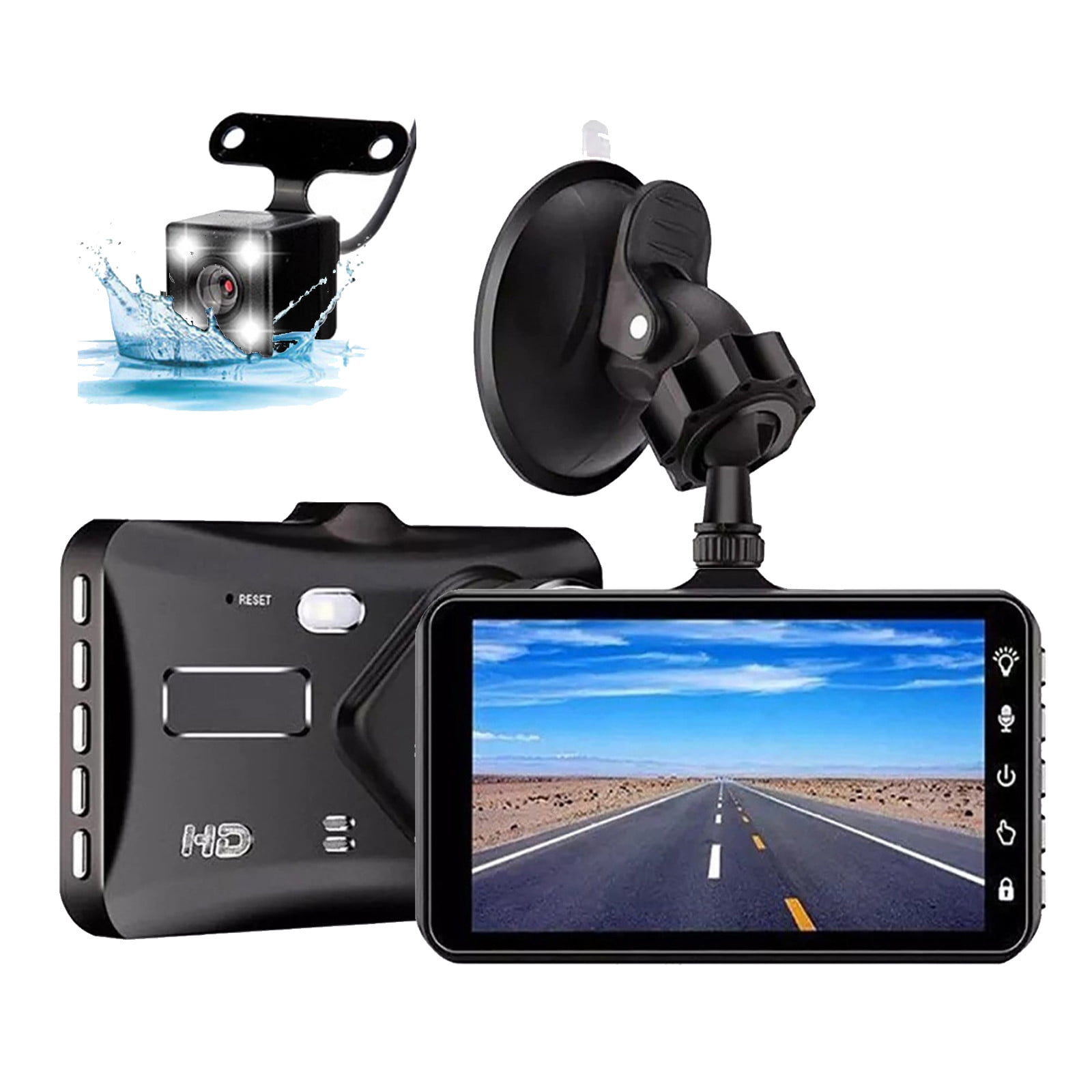 Dual Dash Cam Front and Rear Camera 1080p Front Camera, Dash Camera for ...