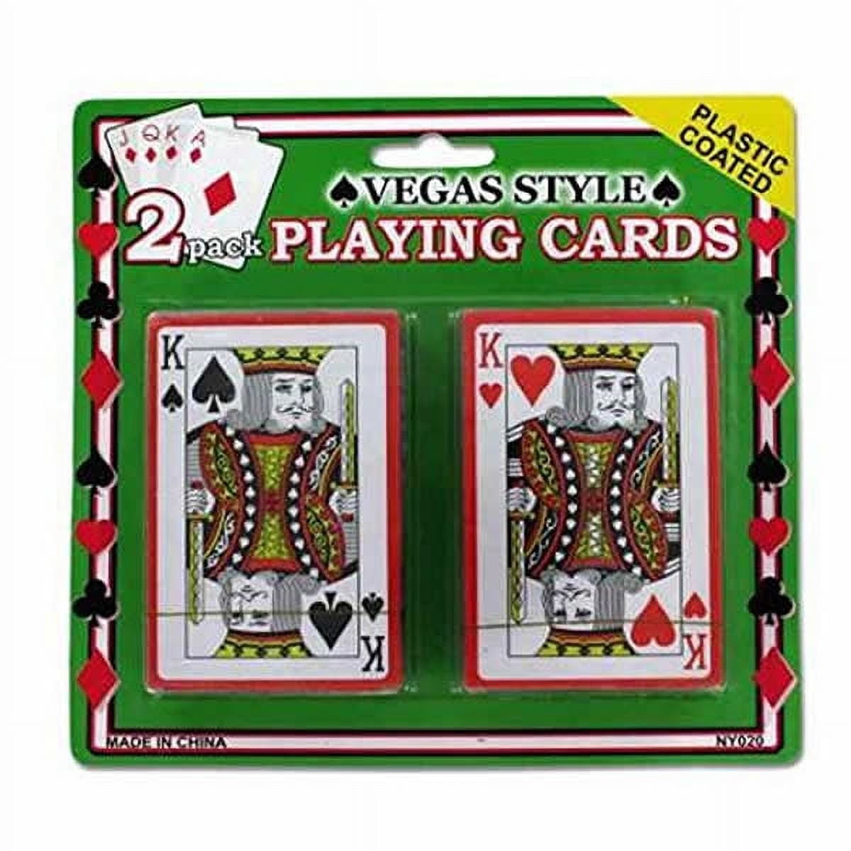 Dual Deck Plastic Coated Playing Cards Wondertrail - Walmart.com