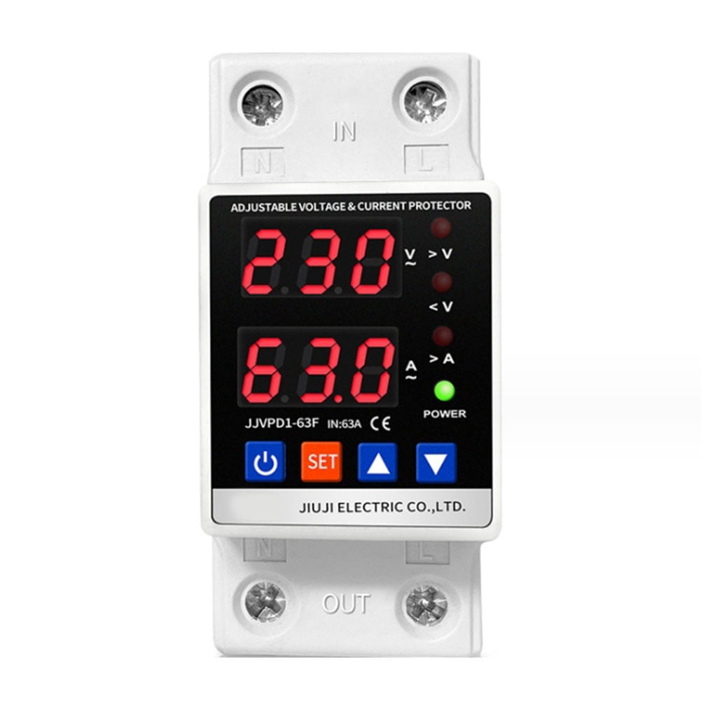 Dual Display Over and Under Voltage Protector with Self Recovery ...