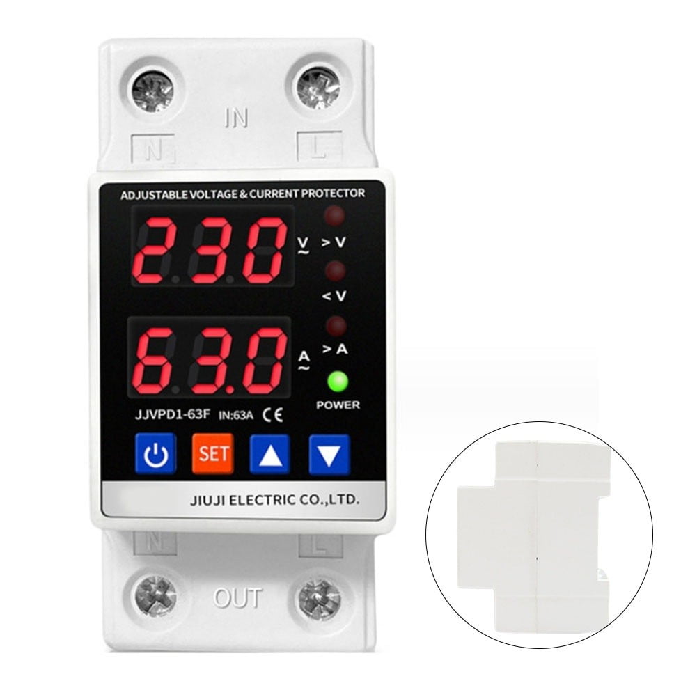 Dual Display Over and Under Voltage Protector with Self Recovery ...