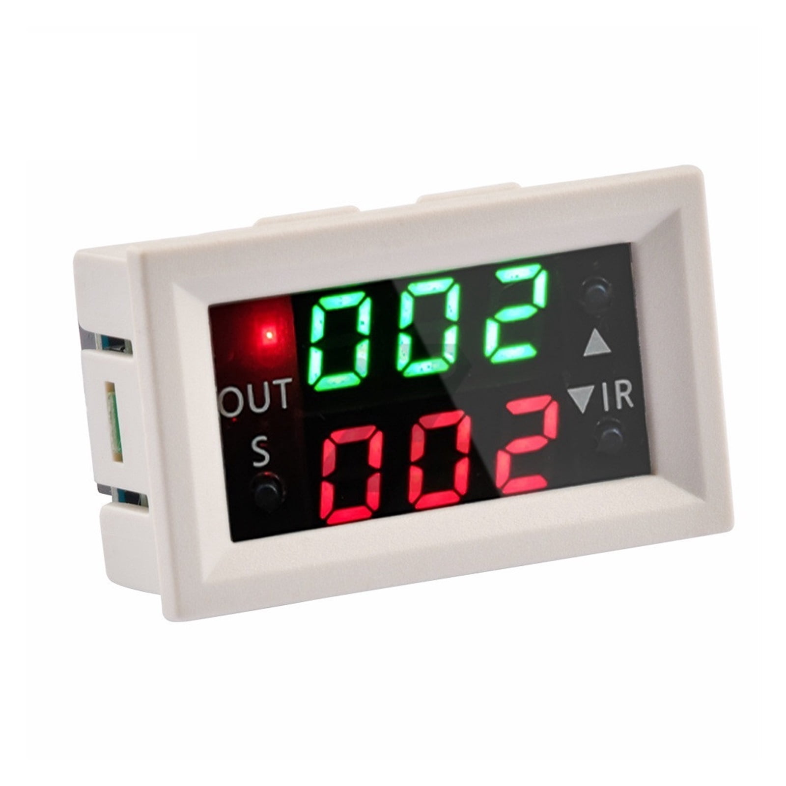 Dual Display Time Relay Module DC 12V Delay Timing Cycle Control Switch ...