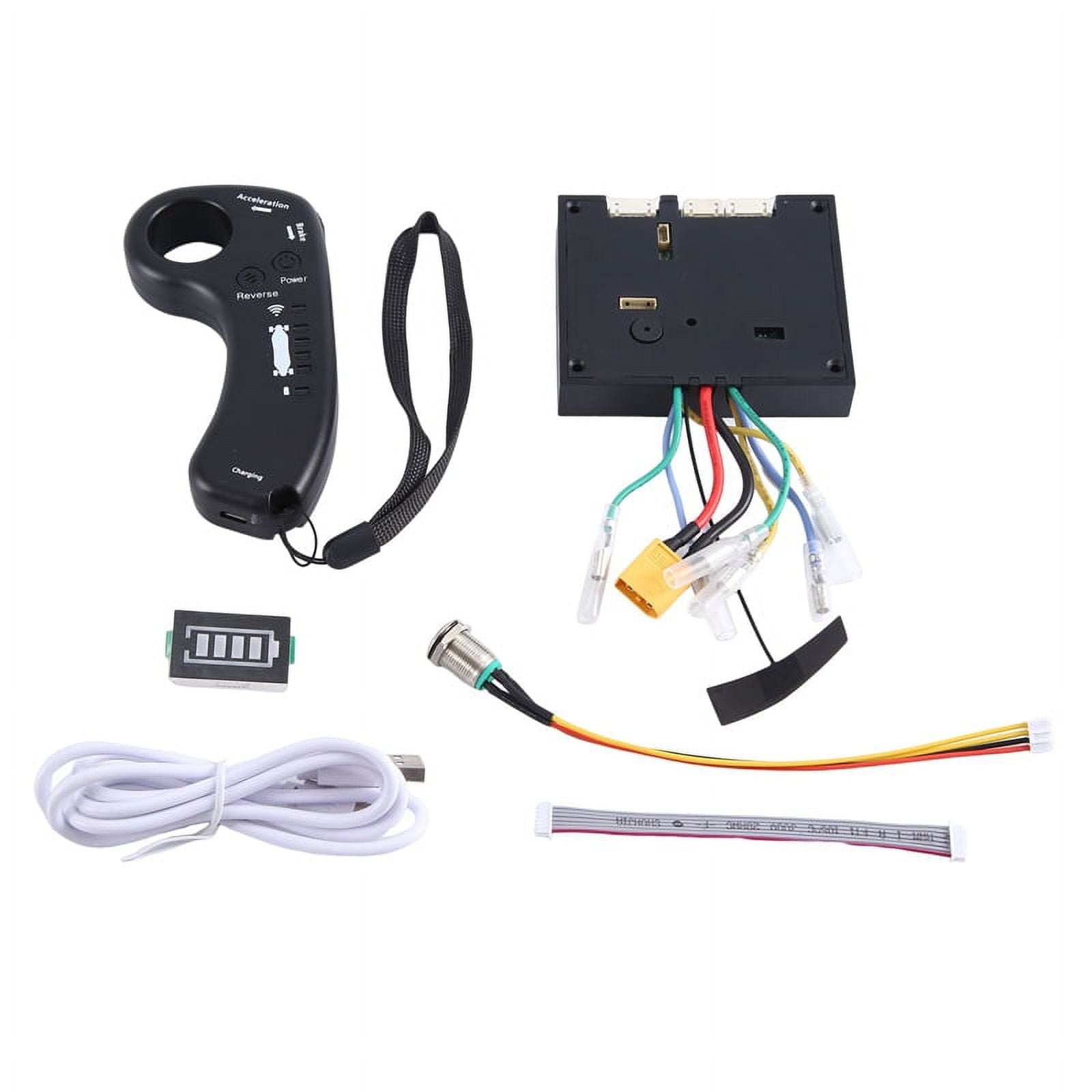 Dual Drive Electric Skateboard Hub Motor Kits ESC and Remote Electric ...